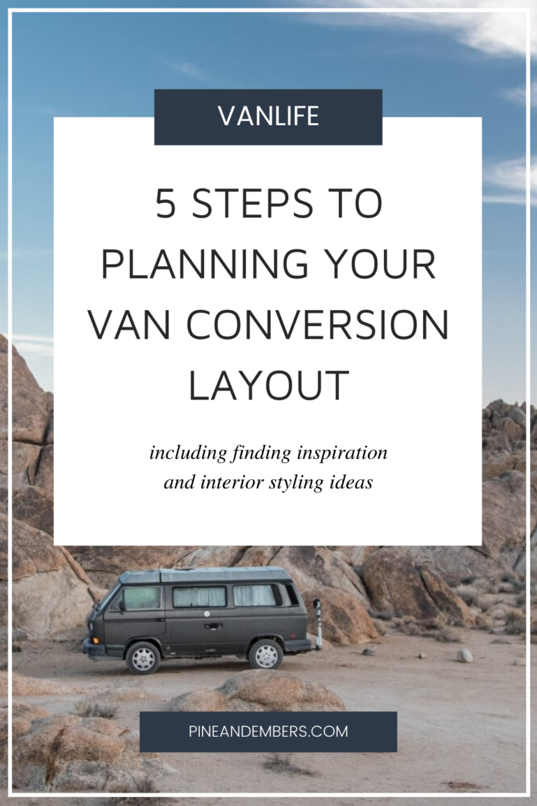 5 Step Guide To Planning Your Van Conversion Layout - Pine & Embers